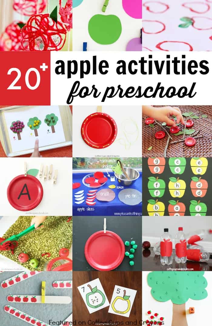 Super Fun Apple Activities For Preschoolers Coffee Cups And Crayons Super Fun Apple Activities For Preschoolers Coffee Cups And Crayons